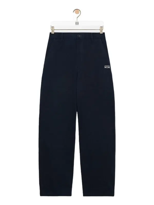 Loewe Cotton Trousers - Black