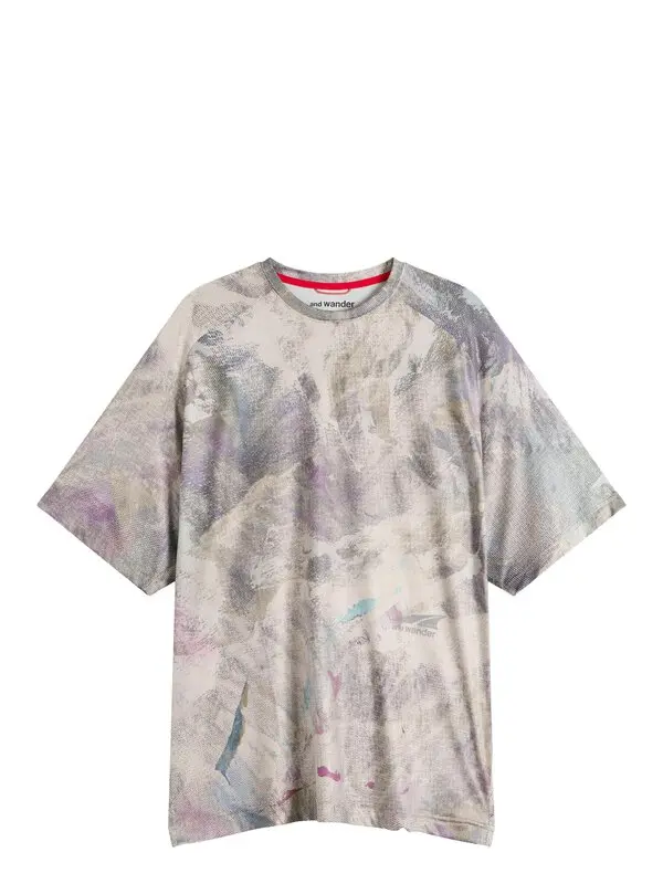AND WANDER X Altra Graphic T-shirt - Beige