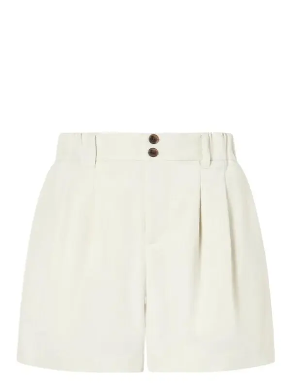 Varley Tansy Pleated Shorts - Ivory