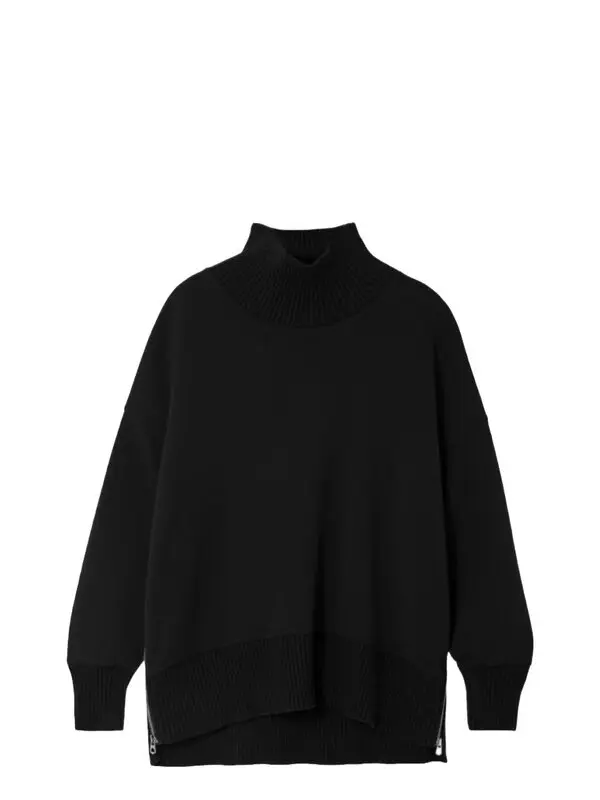Varley Barker Zip-detail Sweatshirt - Black