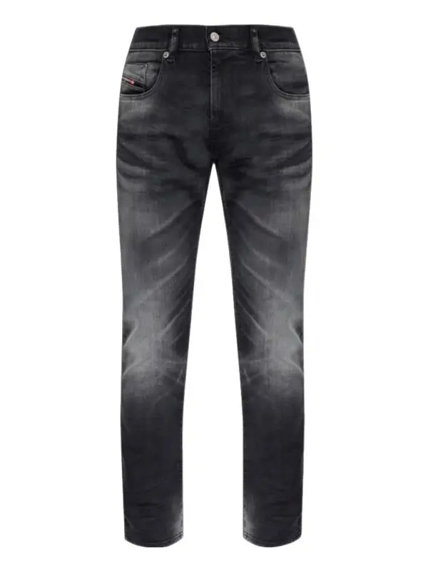 DIESEL® D-strukt Faded Effect Jeans - Black