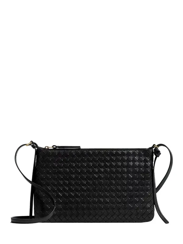 Bottega Veneta Intrecciato Piccolo Pouch - Black