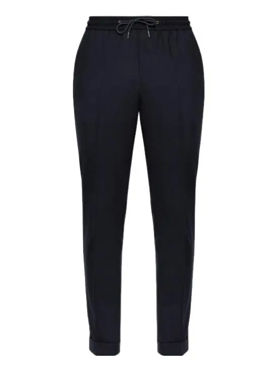 Paul Smith Drawstring Cuffed Pants - Black