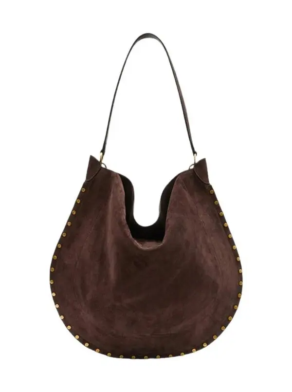Isabel Marant Étoile Oskan Hobo Soft Bag With Stud Embellishments - Red