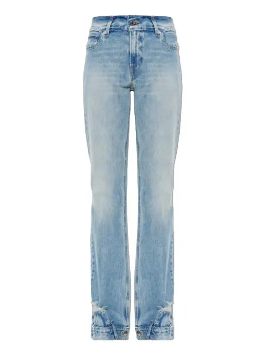 HAIKURE Flora High-rise Flare Jeans - Blue