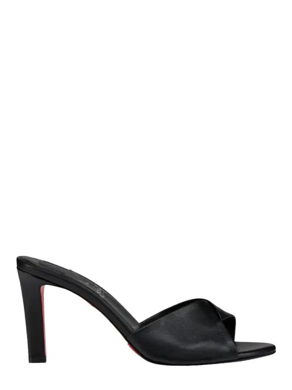 CHRISTIAN LOUBOUTIN Heeled Mules With Block Heel - Black