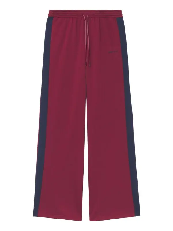 Alexander McQueen Wide-leg Side-stripe Joggers - Red