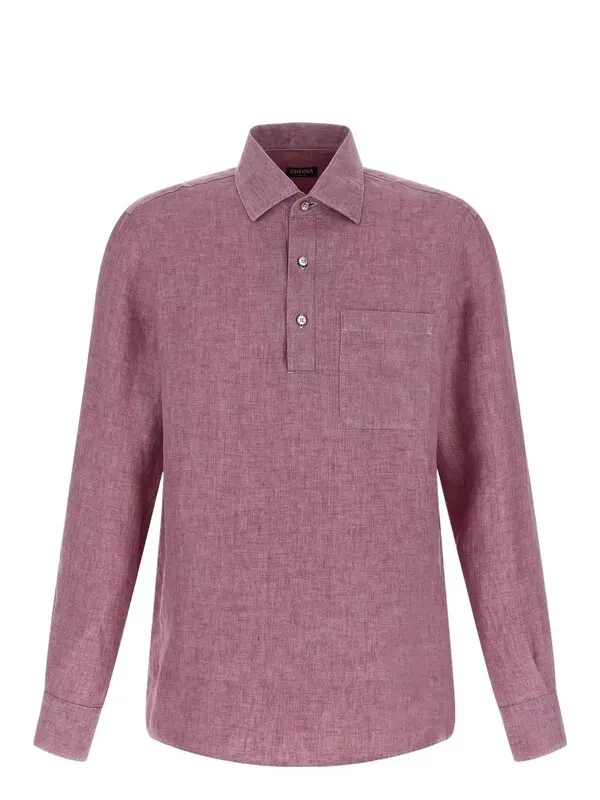 Zegna Oasi Lino Polo Shirt - Multicolor