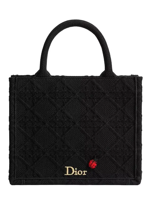 Dior Book Tote Small Tote Bag - Black
