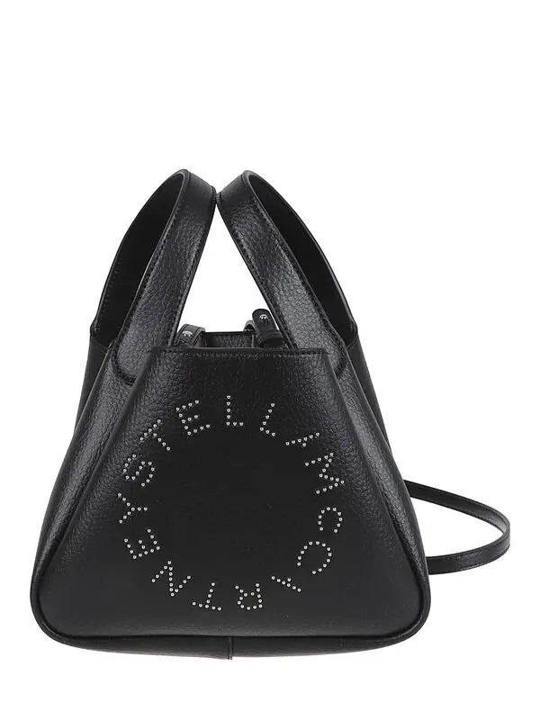 Stella McCartney Logo Shoulder Bag - Black