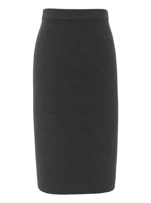Saint Laurent High-waist Pencil Skirt - Gray