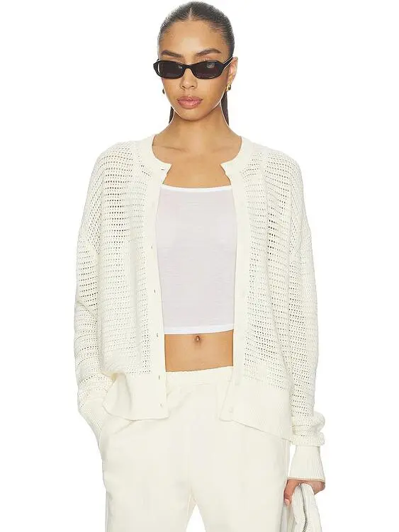 Varley Pembroke Knit Cardigan - Cream