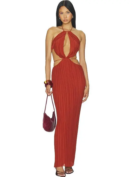 Nbd Suhani Gown - Rust
