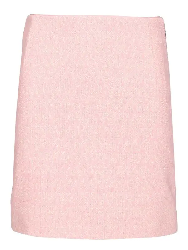 ROTATE BY BIRGER CHRISTENSEN Bouclé Mini Skirt - Multicolor