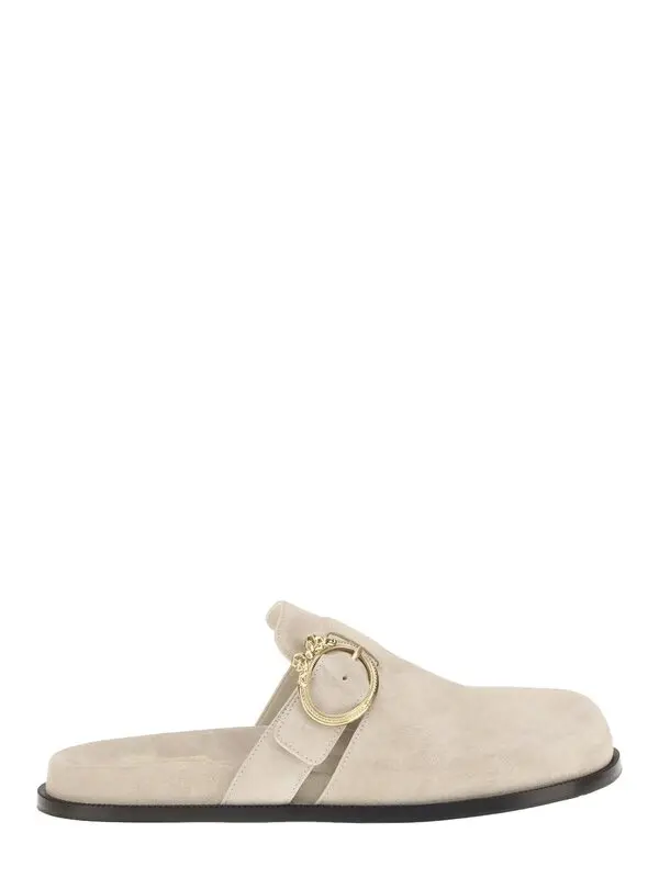 Dior Flat Slip-on Shoes With Gold Tone Detailing - Multicolor