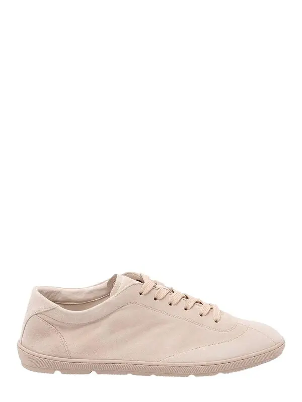 Brunello Cucinelli Calf Leather Lace-up Sneakers - Multicolor
