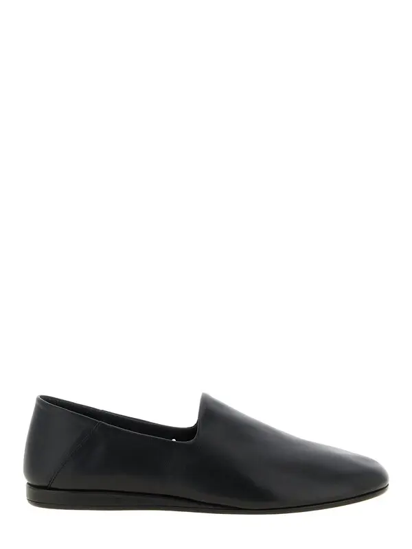 Jacquemus Les Pantoufles Leather Slippers - Black