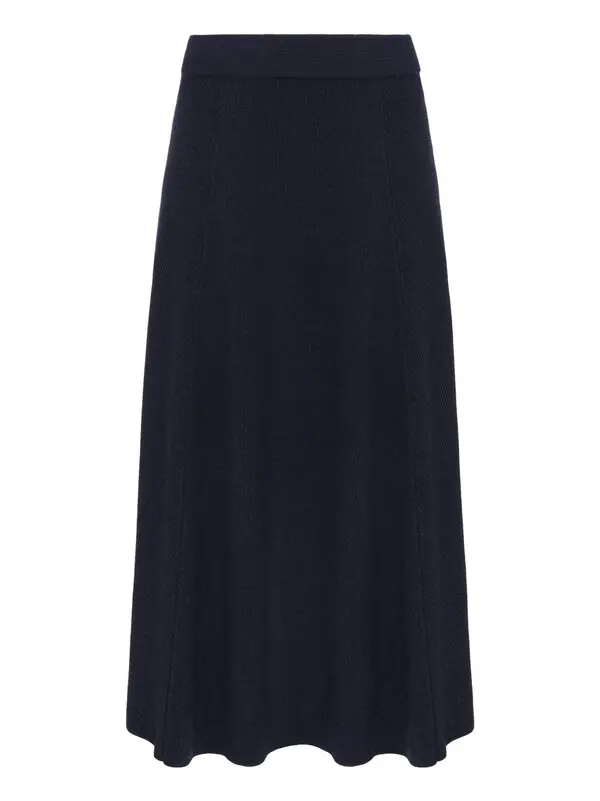 EMILIA WICKSTEAD Dorian Skirt - Navy