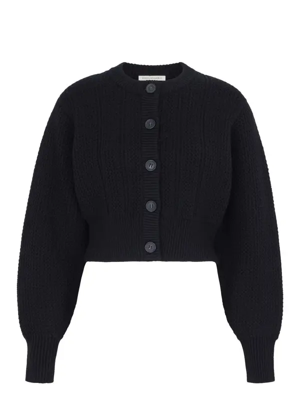 EMILIA WICKSTEAD Albert Knit Cardigan - Black