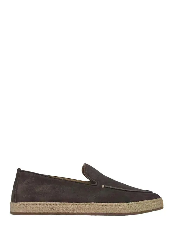 HENDERSON BARACCO Suede Espadrille Loafers - Brown