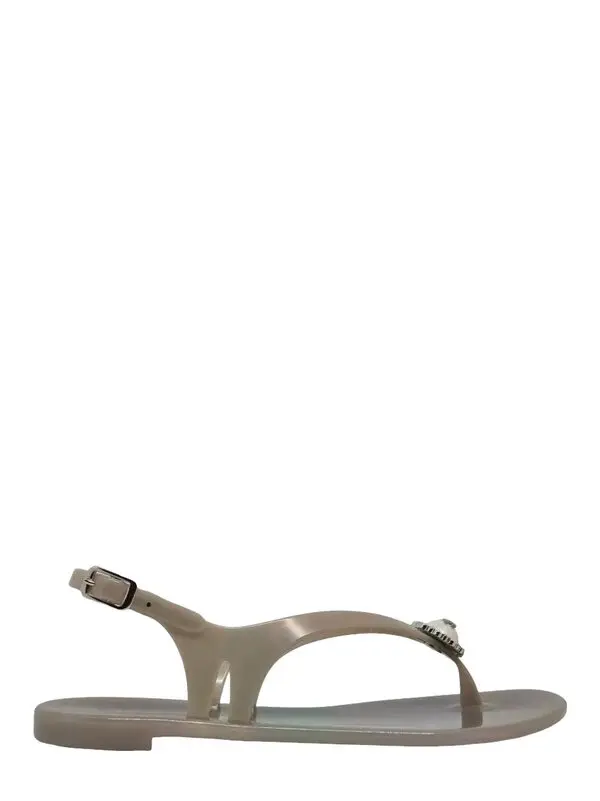 Casadei Embellished Thong Sandals - Neutrals