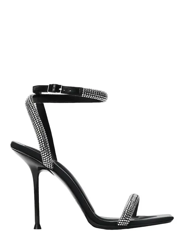 Alexander Wang Julie Crystal Embellished Sandals - Black