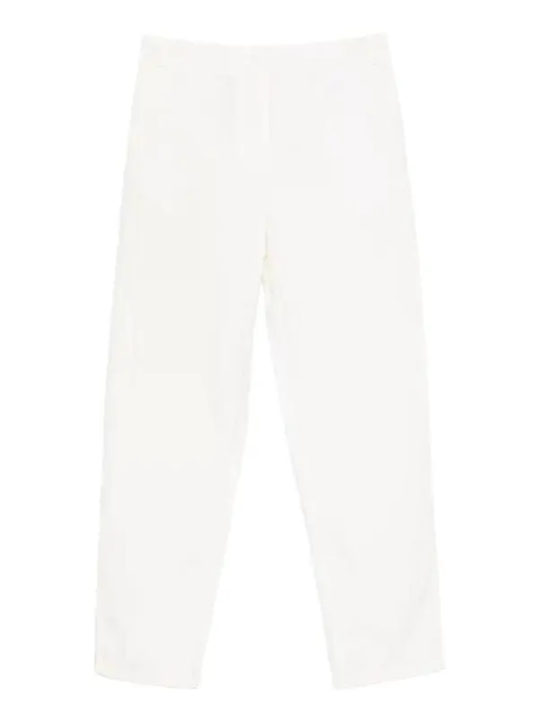THE ROW Fael Straight-leg Trousers - Neutrals