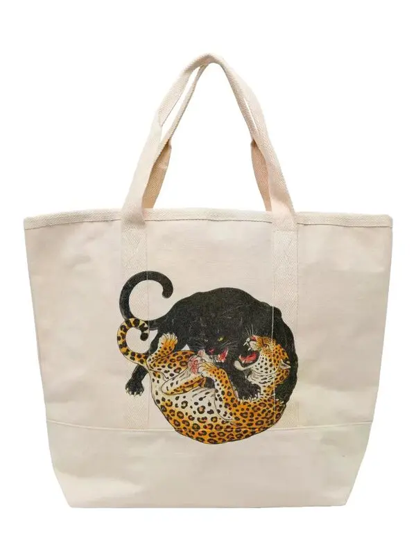 MELT Graphic Print Tote Bag - Neutrals