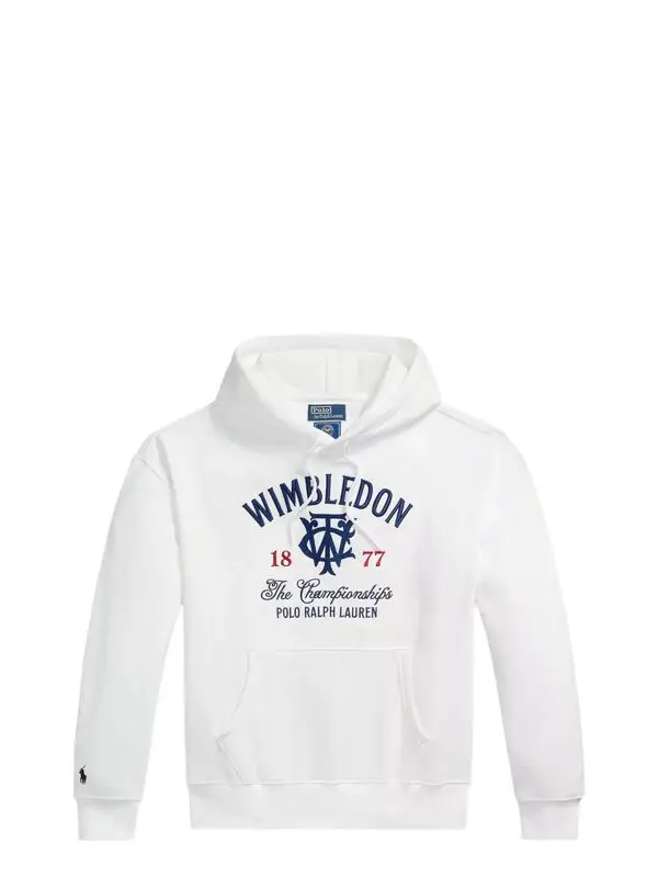 Polo Ralph Lauren Wimbledon Embroidered Hoodie - White