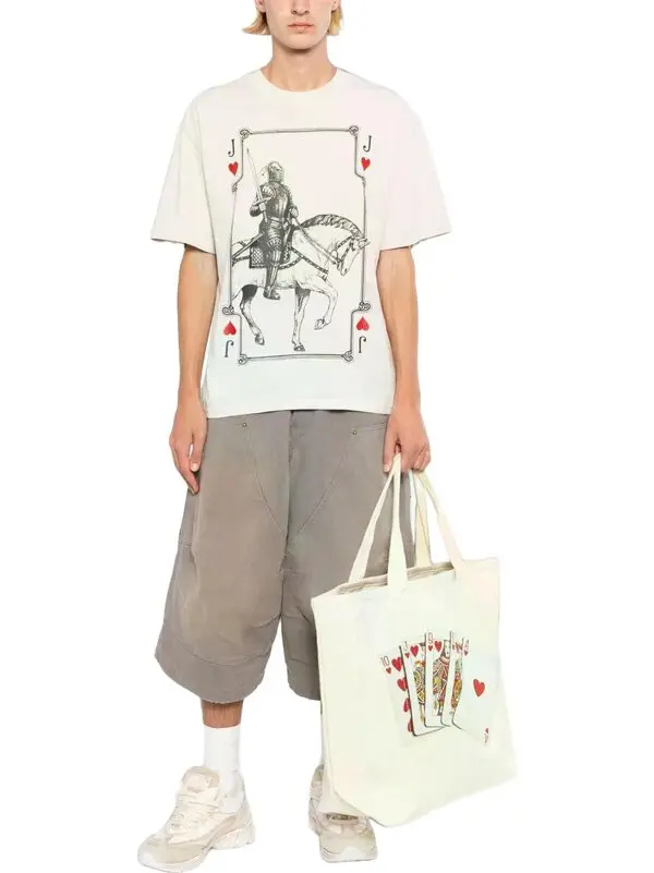 MELT Playing Card Print Tote Bag - Neutrals