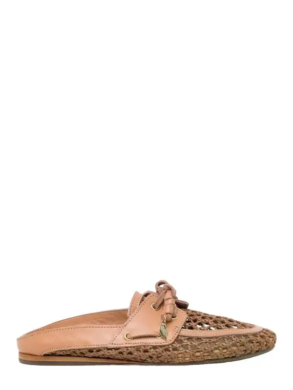 ANCIENT GREEK SANDALS Naveta Mules - Brown