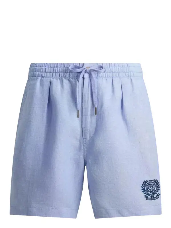 Polo Ralph Lauren Linen Drawstring Shorts - Blue