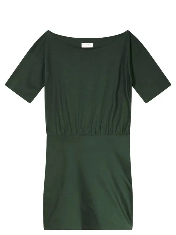 MARIANNE BY MARIE JORDANE Loulou Asymmetrical T-shirt Dress - Green