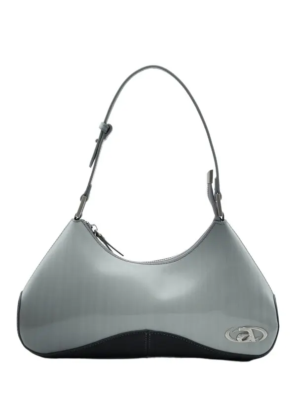 A BY ANYAH Ada Platinum Shoulder Bag - Silver