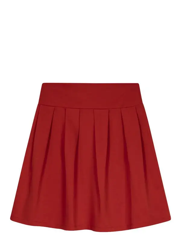 MARIANNE BY MARIE JORDANE Short Pleated Skirt - Red