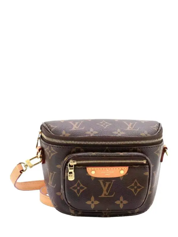 LOUIS VUITTON Monogram Canvas Mini Belt Bag - Brown