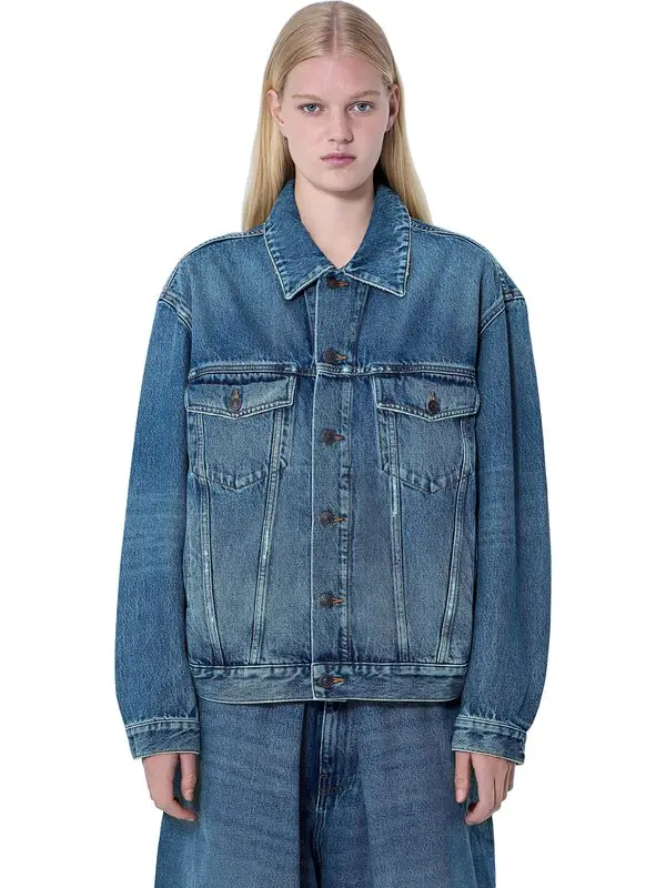 Balenciaga Kick Jacket - Blue