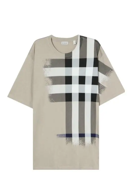 Burberry Crew Neck T-shirt - Nude