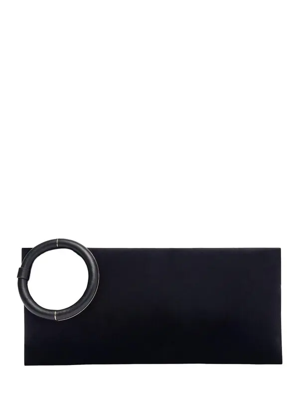 TOM FORD Velvet Ring Clutch - Black