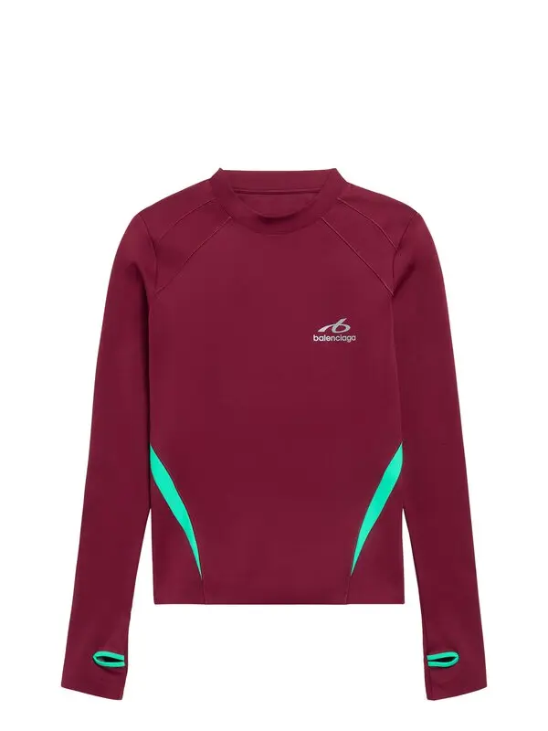 Balenciaga Technical Long-sleeve T-shirt - Silver