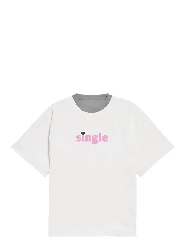Balenciaga Cotton Reversible T-shirt - Grey