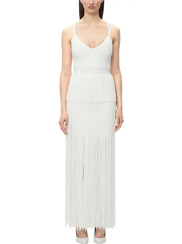 Herve Leger The Holly Gown - Alabaster
