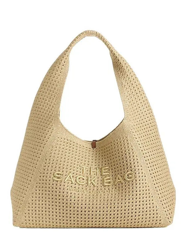 Marc Jacobs Sack Crochet Shoulder Bag - Champagne