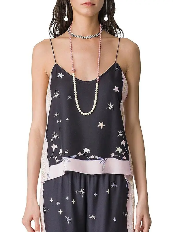FORTE_FORTE Deliverance Silk Top - Midnight