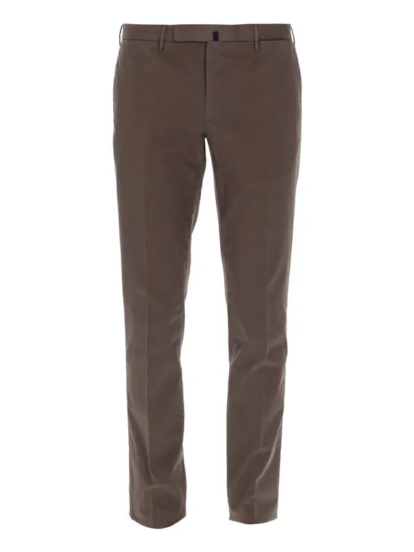 Incotex Cotton Trousers - Brown