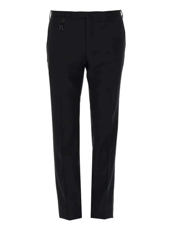 Incotex Wool Trousers - Black