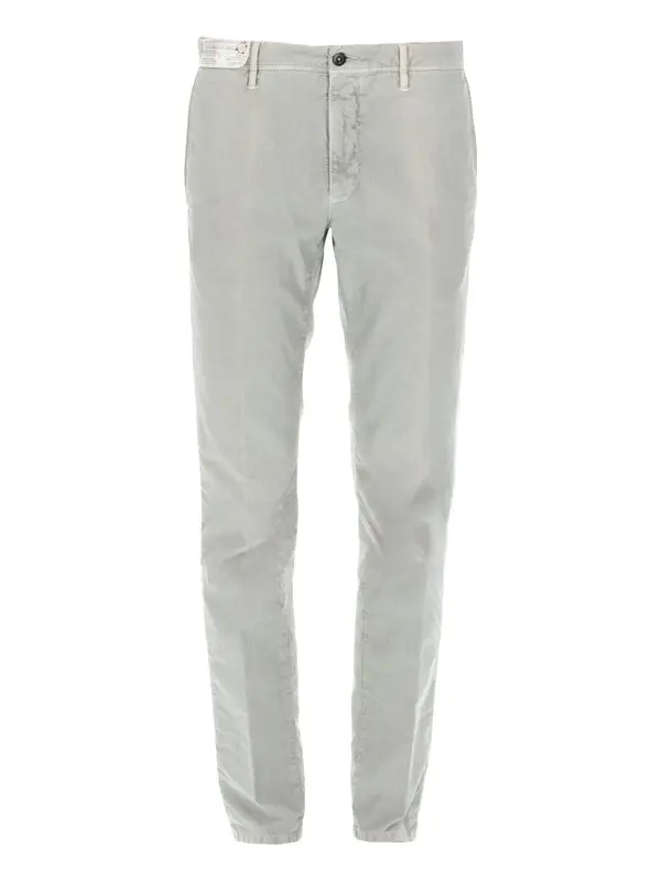 Incotex Jeans With Logo Patch - Grey