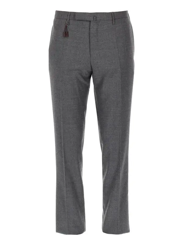 Incotex Wool Tailored Trousers - Grey