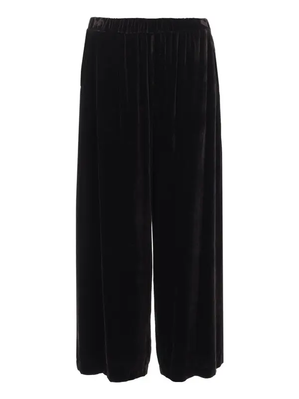P.a.r.o.s.h Viscose Silk Blend Pants - Brown