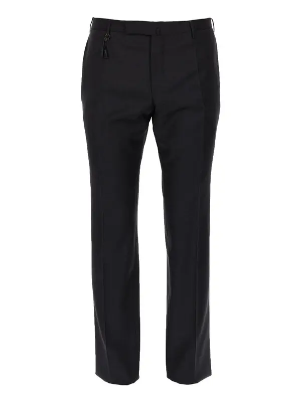 Incotex Wool Trousers - Black